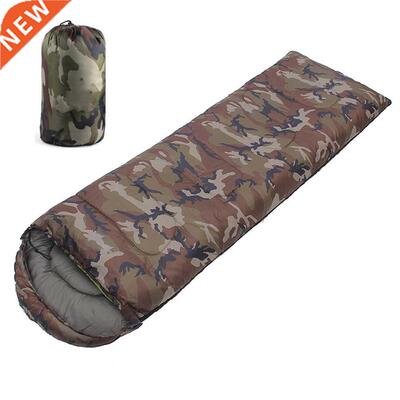 Camping Camouflage Sleeping Bag Waterproof Adults Autumn