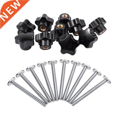 20 Pcs M8 Thread: 0Pcs 30mm Star Shaped Head Clamping Nuts &