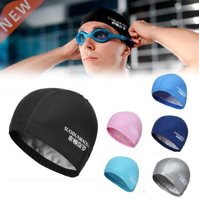 Swimming Cap Silicone Non-Slip Swimming Cap Long Hair Unisex