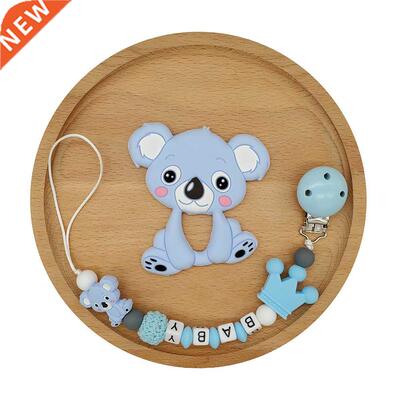 Koala Baby Teether Customized Pacifier Clip Chain Set Food G