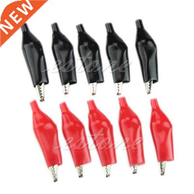 Hot 10x 28mm Alligator Leads Crocodile Test Clip Fr Electric