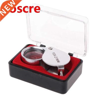 Mini Triplet Jeweler Eye Loupe Magnifier Magnifying Glass Je