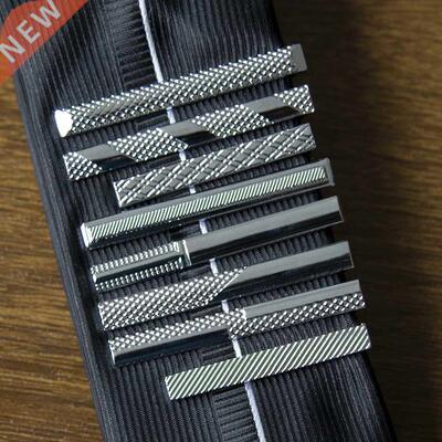Tie Clip Bright Chrome Stainless Steel Jewelry Necktie Clips