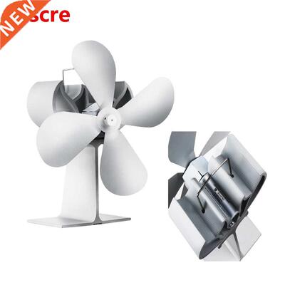 Portable Heat Powered Stove Fan Fuel Saving Mute Fireplace T