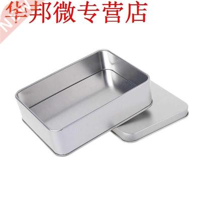 Mini Metal Tools Box Tinplate Silver Storage Box Case Organi