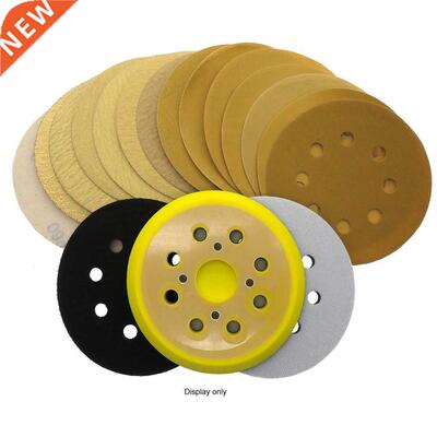 10 Pcs 5 Inch 125MM 8 Holes Aluminium Oxide 60 to 1000 Grit