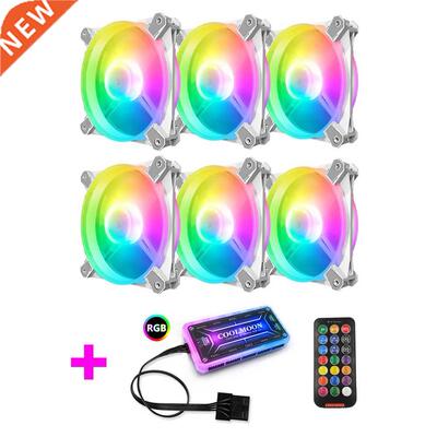 PC Desop Computer Case Cooler Fan 16 RGB LED Computer