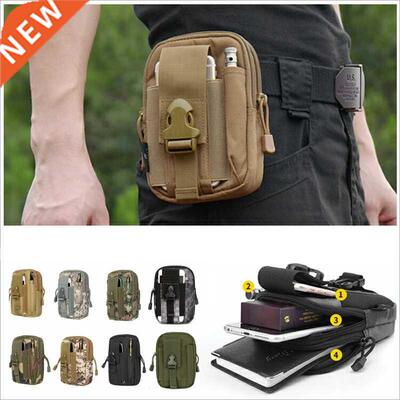 Molle Tactical Waist Pouch Fanny Pack Bag Men's Outd