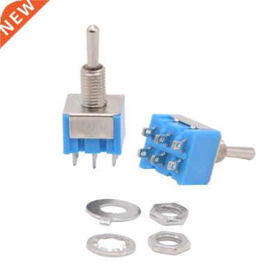 5pcs 3 Position MTS-203 6-Pin 6MM Mini SPDT ON-OFF-ON 6A 125