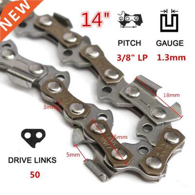 14'' Chainsaw Chain Blade 50-52 Drive Links 3/8 Pitch Chains