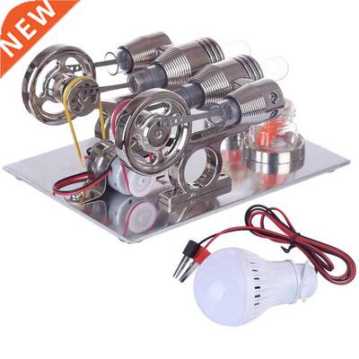 Double Cylinder irling Engine Model Physics Science Experi