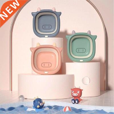 4.5L Cartoons Folding Basins Portable Wash Basins Folding