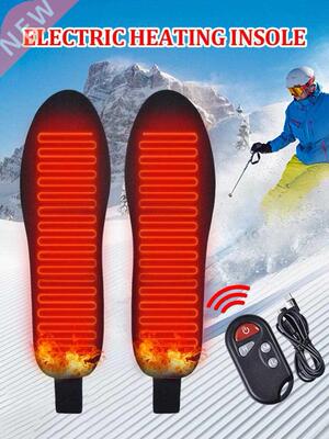 USB Heated Shoe Insoles Electric Foot Warming Mat Feet