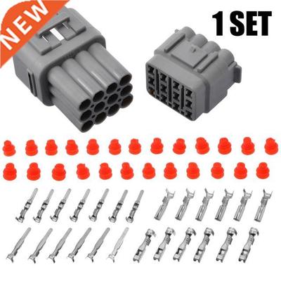 1 Set 12 Pin Way Sealed Electrical Wire Connector Plug Water