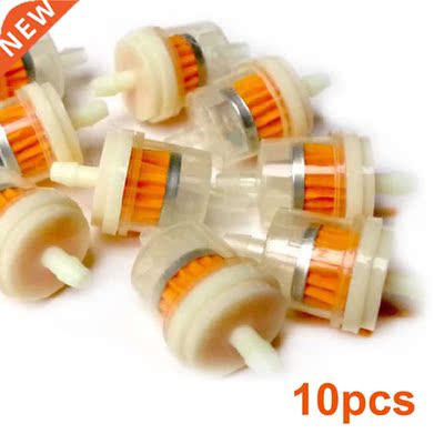 New 10pcs Universal Gasoline Gas Fuel Gasoline Oil Filter Fo