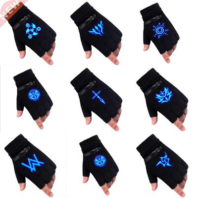 Anime Fate/Zero Luminous Gloves Cosplay Accessories Winter C