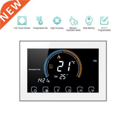 Programmable Room Thermostat Backlit LCD Water Heating Tempe