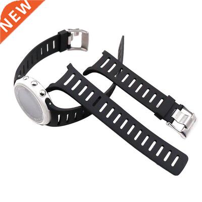 Soft Rubber Watch Band Metal Buckle Wrist Strap with Screwdr