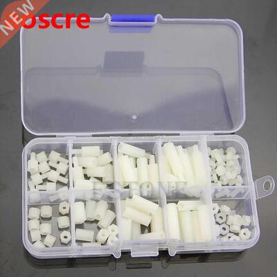 M3 Nylon Hex Spacers Screw Nut Assortment Kit Stand off Plas