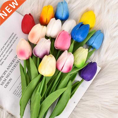 1PC 30cm Real Touch PU Tulips Artificial Flowers for Home Ga