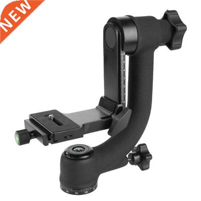 Professional 60 Degree Panoramic Gimbal Head Pan Tilt Alumi