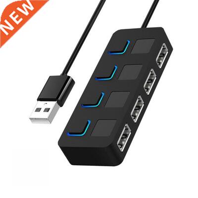 USB 2.0 HUB Multi USB Splitter 4 Ports Expander USB Power Ad