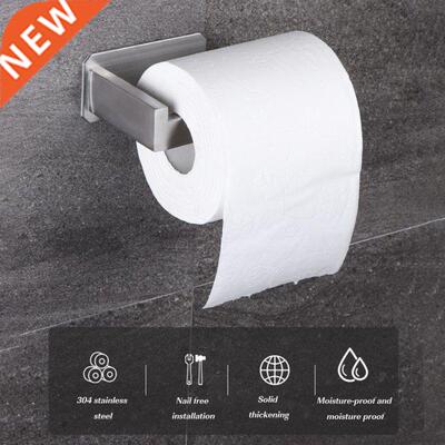 2 Pieces Wall Mounted Style Bathroom Toilet Paper Holder Hou