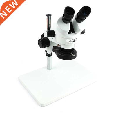 7-45X Binocular Stereo Microscope 10X Eyepiece Lens+56 LED R