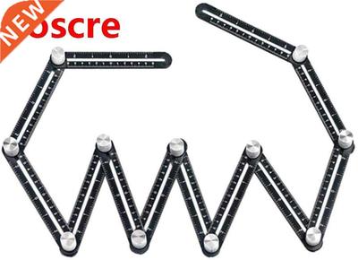Multi Angle Measuring Ruler, 12-sides Ruler Hole Locator Adj