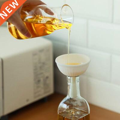 Kitchen Funnel Wide Mouth Silicone Liquid Hopper Oil Funnel