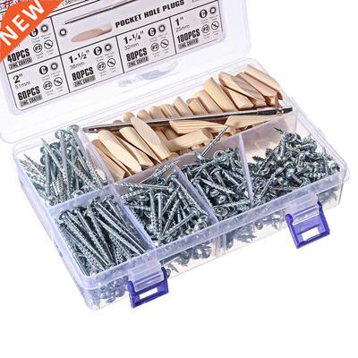 482Pcs 25-64mm Pocket He Screw Project Kit SQ2 Square Head