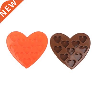 Silicone Cake Mold 10-Cavity Love Heart Shaped Silicone