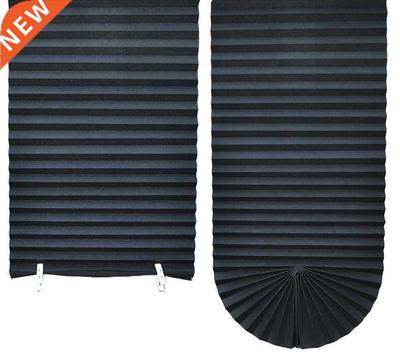 Superior Self-Adhesive Fabric Pleated Blinds Curtains Foldin