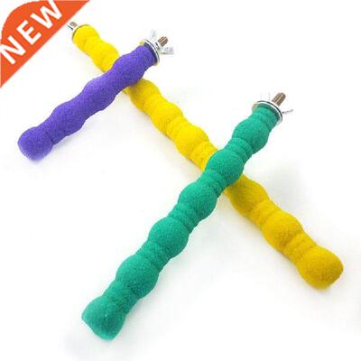 New Pet Parrot Raw Wood Pet Toys Bird Cage Perches Stand