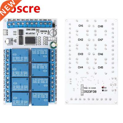 8 Channel Infrared Remote Control Switch Relay Multi-functio