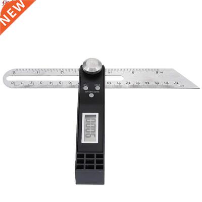 360° LCD Digital Sliding T Bevel Gauge Angle Finder T Digit