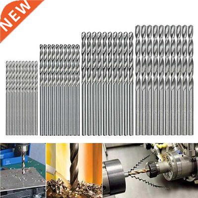 50 Pcs HSS Speed Steel Building Drill Bit Set Tool 1/1.5/2/2
