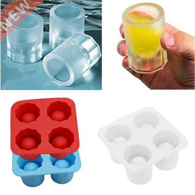 Ice Cup Cube Tray Mold Makes Shot Glasses Ice Mould Novelty