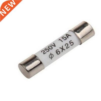 100pcs 6X25MM Ceramic Fuse For Multimeter Instrument BS1362