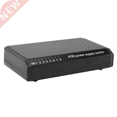 8 Ports 6+2 POE Switch Injector Power over RJ45 Ethernet Wit
