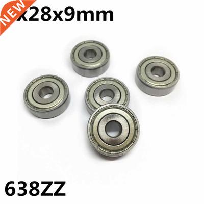 50Pcs 638ZZ 638-2Z 8x28x9 mm Deep groove ball bearng Mnat
