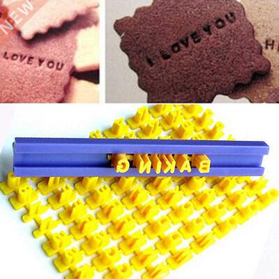 Biscuits Baking Printing Alphabet Mold Cookies Cutter Word P