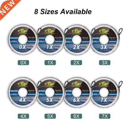 SF Fly Fishing Tippet Line Clear Nylon Monofilament with Hol