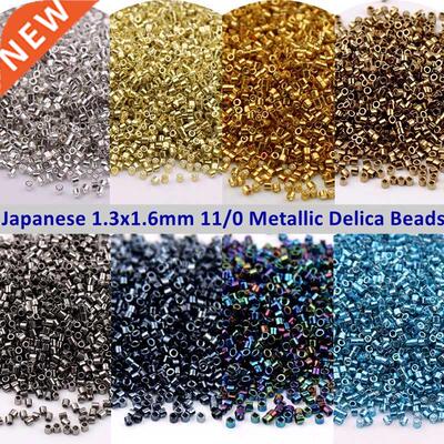 1680Pcs 11/0 1.6mm Metallic Bronze ca Glass Beads Coffee Gra