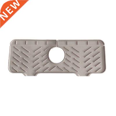 94PF Bathroom Faucet Water Catcher Mat Draining Pad Rubber