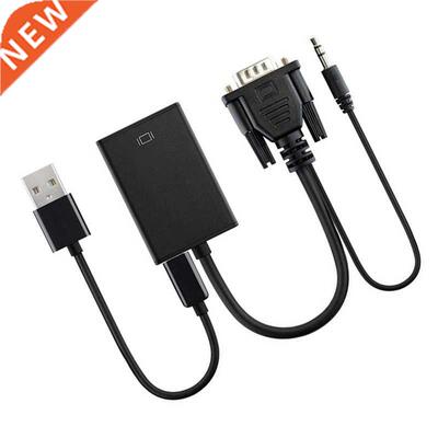 Video VGA2HDTV For PC Laptop Projector VGA Male to HDMI-comp