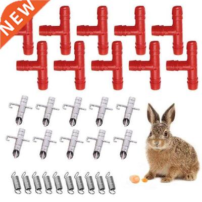 10Pcs Rabbit Drinker Nipple Automatic Water Feeder Nipple