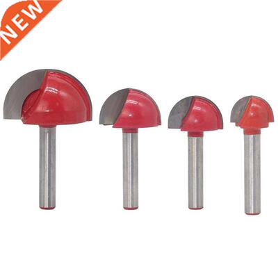4Pcs/Set 6Mm Shank Round Nose Cove Box Wood Router Bit Shake