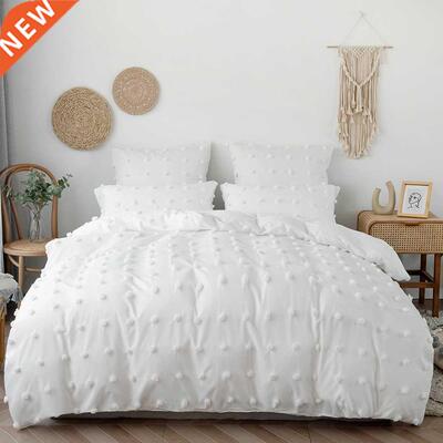 Nordic Soft Cute Solid Home Textiles Duvet Cover Set Bedclot