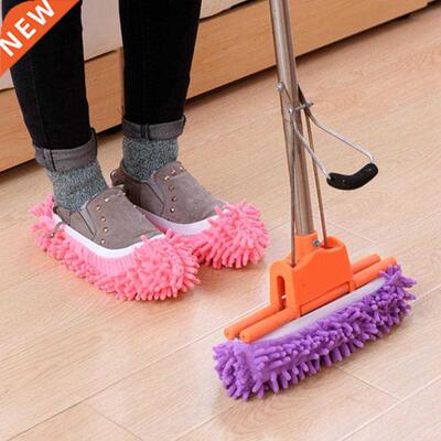 1 Pair Soft House Floor Mopping Cleaning Slipper Shoes Cover